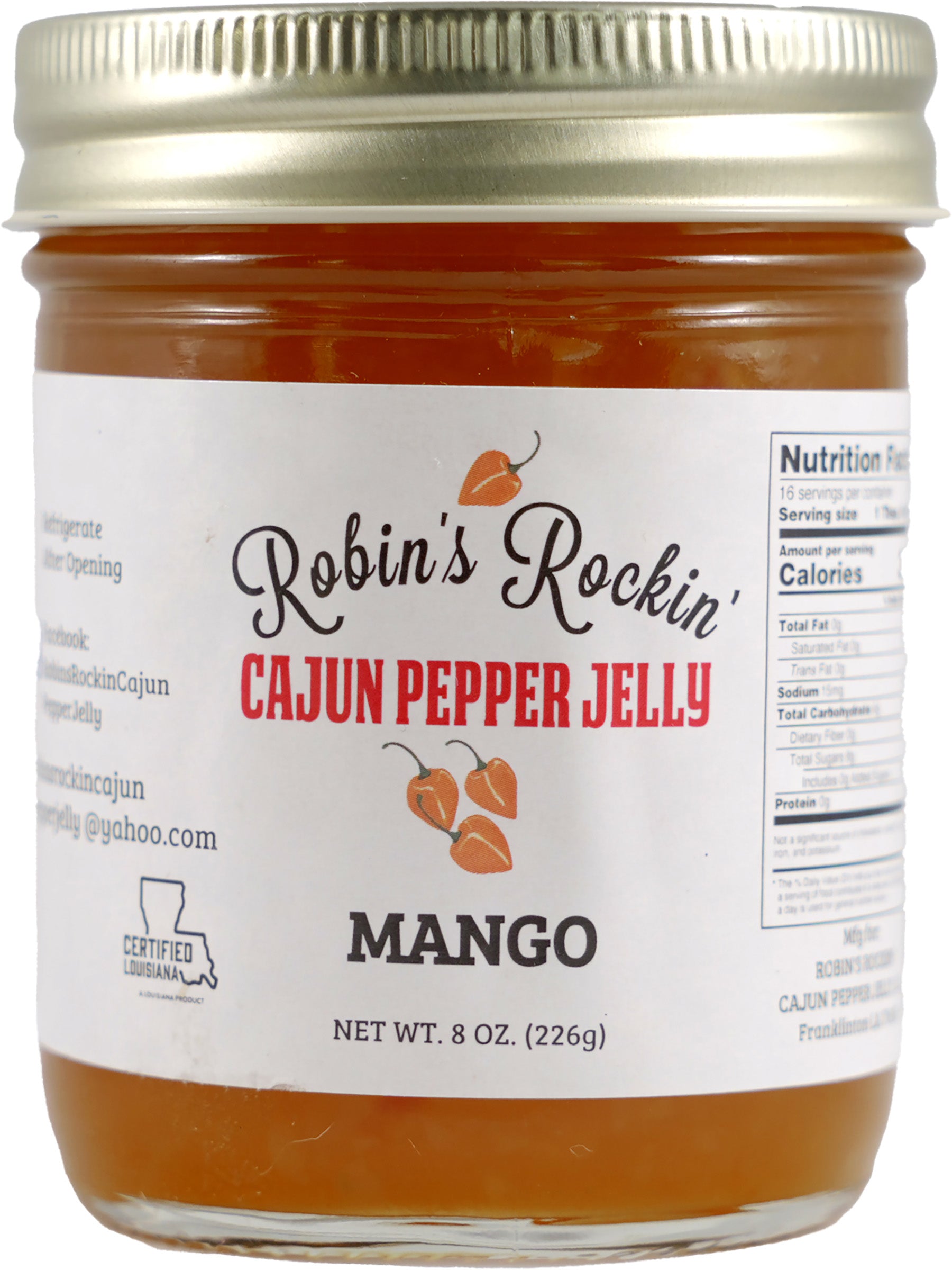 Mango – Robin's Rockin' Cajun Pepper Jelly